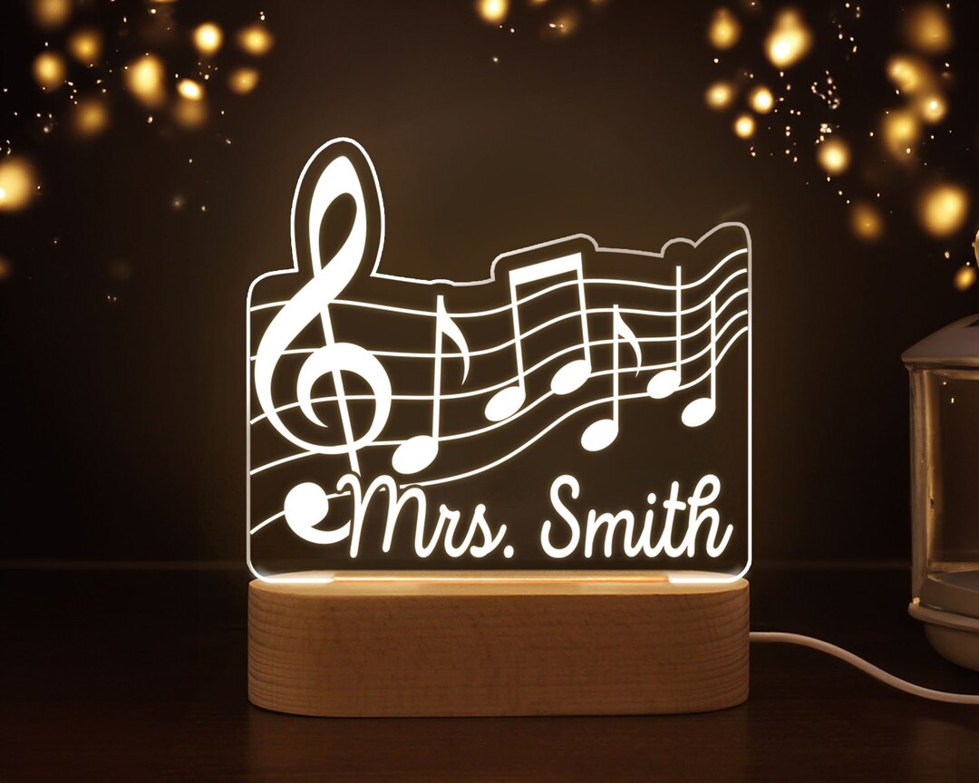 Music Teacher Sign, Teacher Appreciation Gifts, Music Teacher Gifts ...