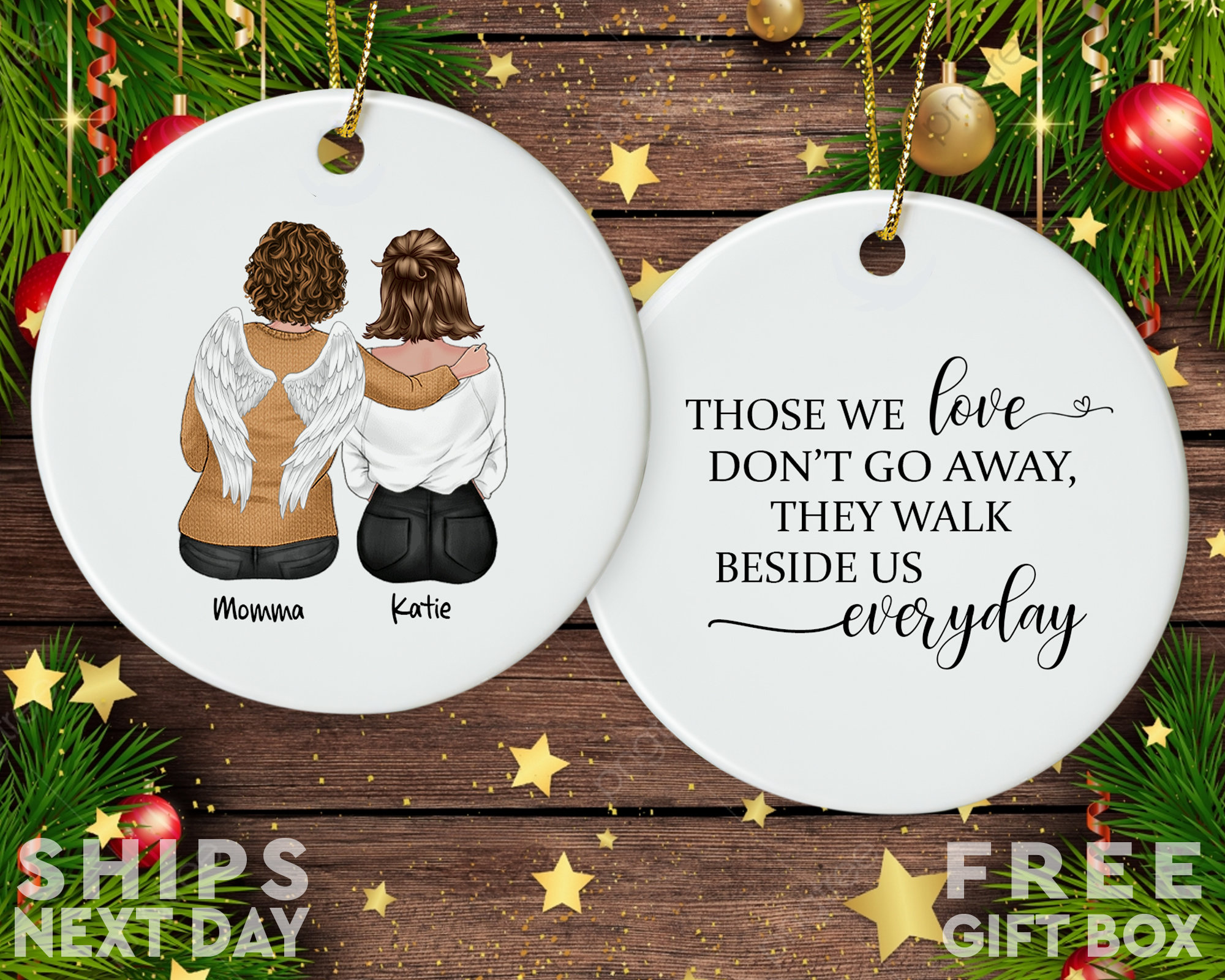 Personalized Mom Memorial Ornament Loss of Mother Ornament - Etsy