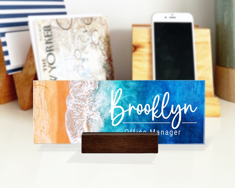 Personalized Desk Name Plate Custom Office Decor Desk Sign - Etsy