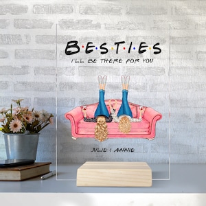 Personalized Besties Ornament, Custom Best Friends Gifts, Best Friends ...