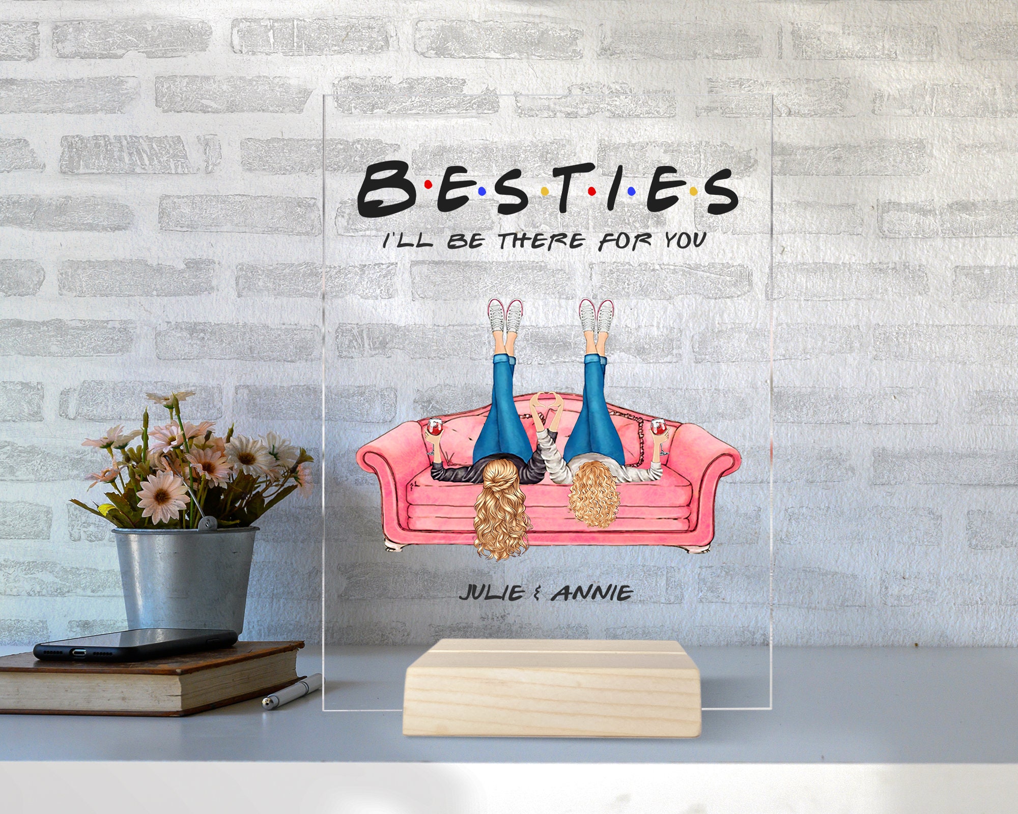 Personalized Besties Ornament Custom Best Friends Gifts Best - Etsy
