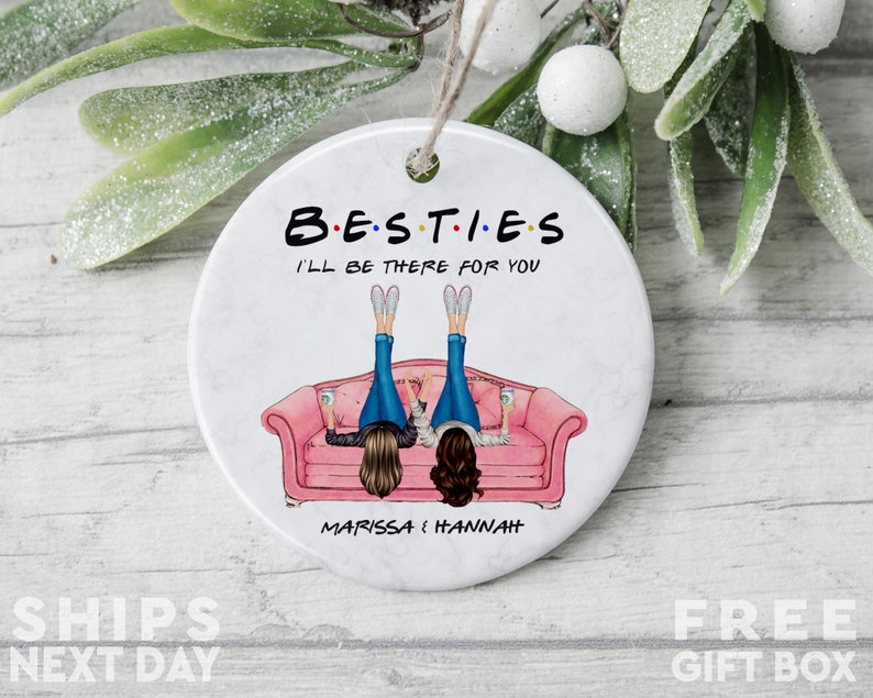 Personalized Besties Ornament Custom Best Friends Gifts Best - Etsy