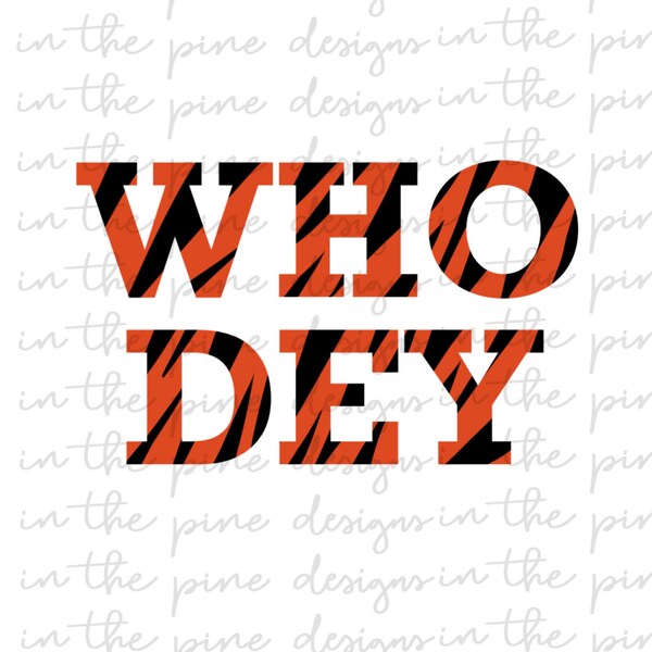 Who Dey Png - Etsy
