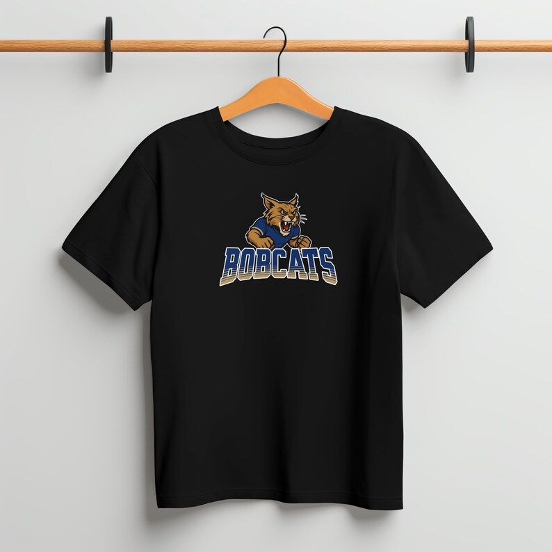 Bobcats Mascot Logo SVG PNG Bundle in Blue Gold | Fierce Sports Team & School Spirit Animal ...