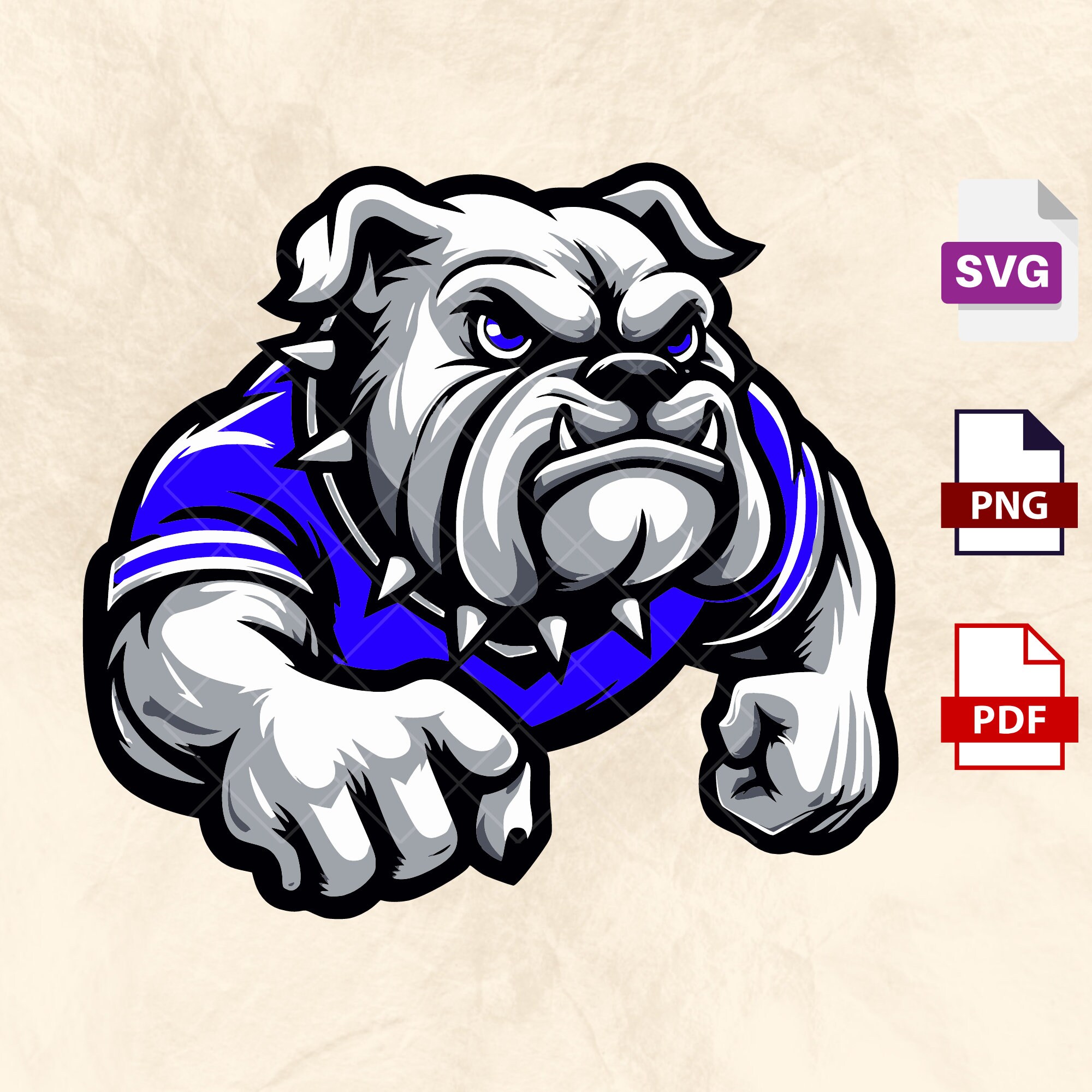 Bulldog Vector Sports Mascot Sports Logo School Mascot SVG PNG PDF ...