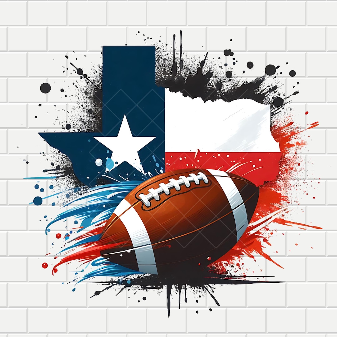 Texas Football Splash USA Design | Gridiron | American Football ...