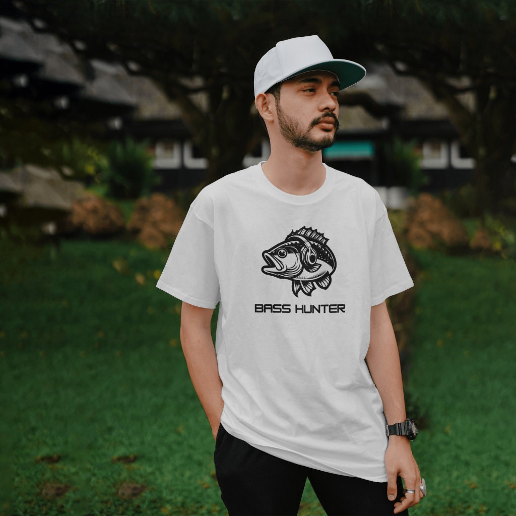 Bass Hunter SVG PNG PDF Vector Digital File Transparent Background ...