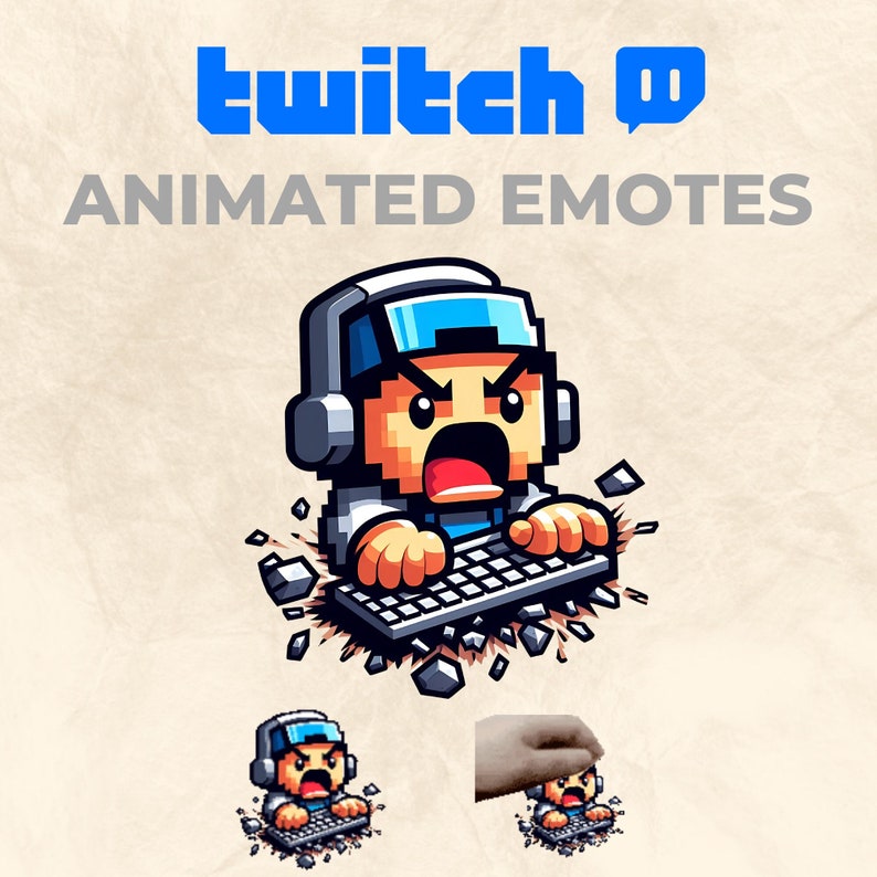 Animated Twitch Emote, Keyboard Warrior Emote, Troll Emote, Funny Emote ...