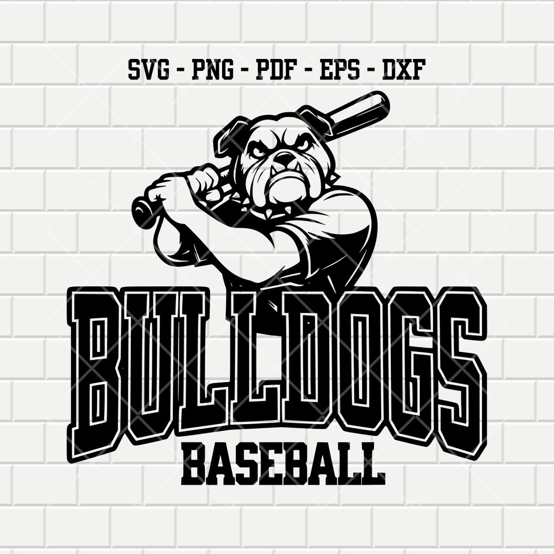 Bulldogs SVG | Bulldogs Baseball Svg | Baseball Svg | Varsity Team Svg ...