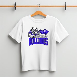 Blue Bulldogs Mascot - Loud & Proud - Sports Logo (SVG, PNG, PDF) - Etsy