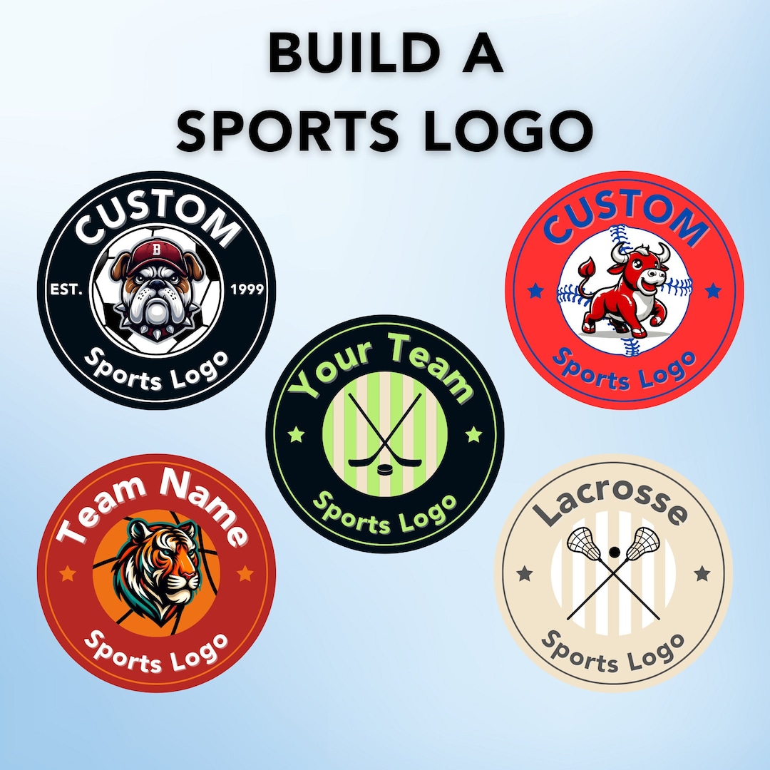 Custom Sports Logo Design Circular Template High Resolution PNG & SVG ...