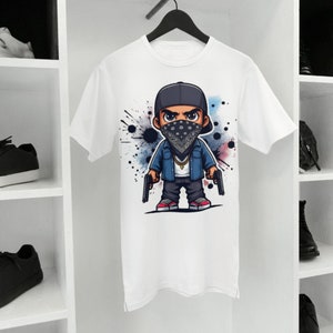 Gangster Chibi Characters PNG Bundle | Digital File | Transparent ...