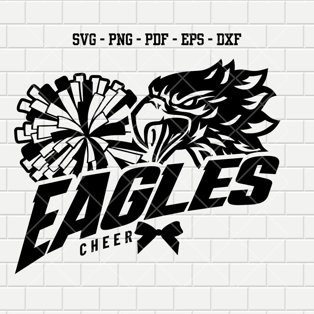 Eagles Cheer SVG | Eagles Cheerleading Svg | Eagles Logo Svg | Varsity ...