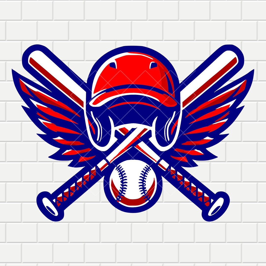 Baseball Softball Wings | Vector | Sports Mascot | Logo | School Mascot ...