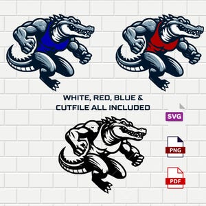 Gator Mascot | Vector | Alligator | Sports Mascot | Sports Logo ...