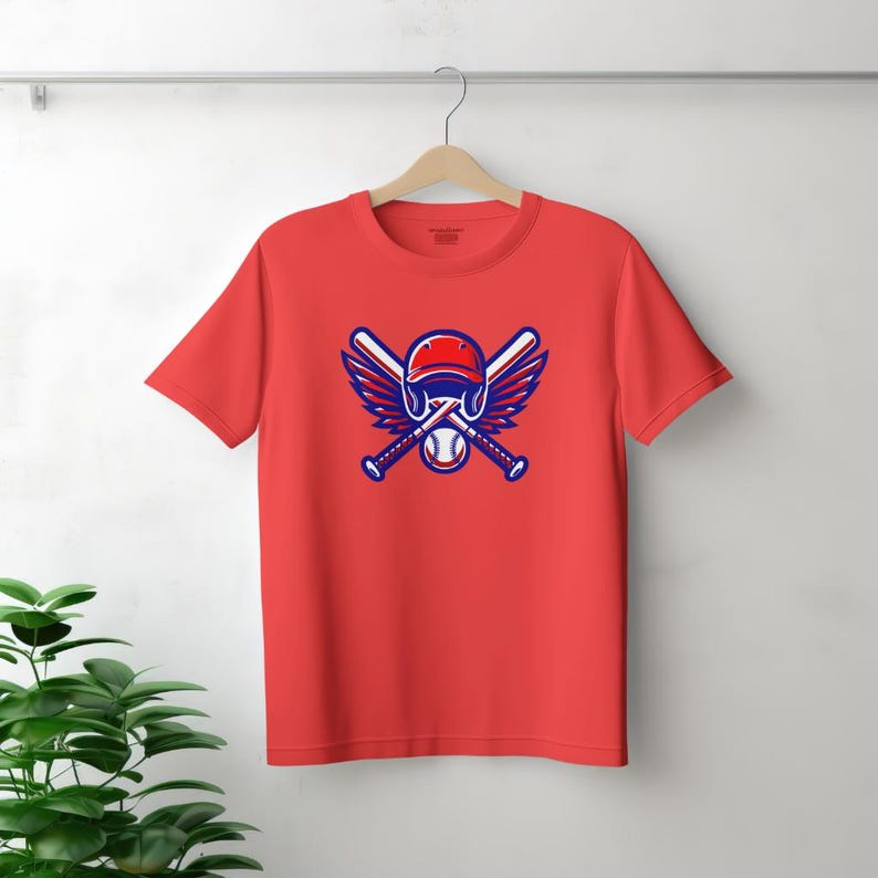 Baseball Softball Wings Vector Sports Mascot Logo School Mascot SVG PNG ...
