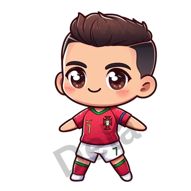 Sublimación de personajes de Ronaldo de dibujos animados PNG / Archivos ...