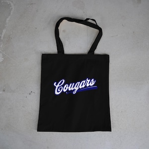 Cougars Baseball Softball SVG PNG PDF | Navy White Team Script Logo ...