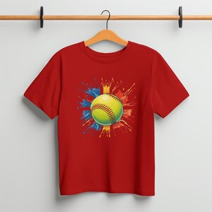 Newfoundland Softball Splatter | Canada | Splash Design| Digital Design ...