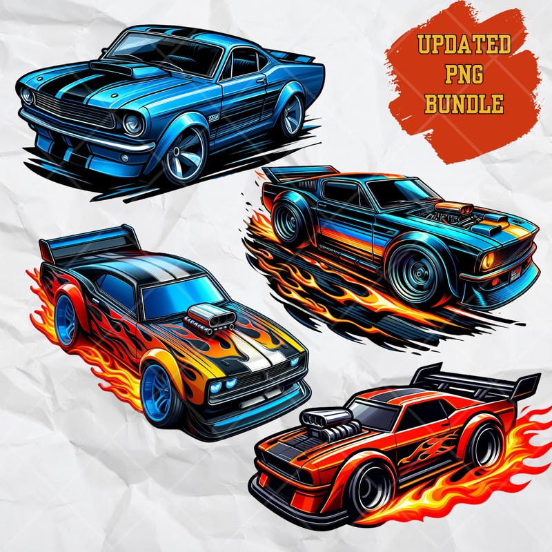 Muscle Car Print - Etsy