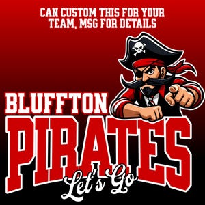 Pirates Sports Logo | Pirate Mascot Logo | Buccaneers | Vector | Custom ...