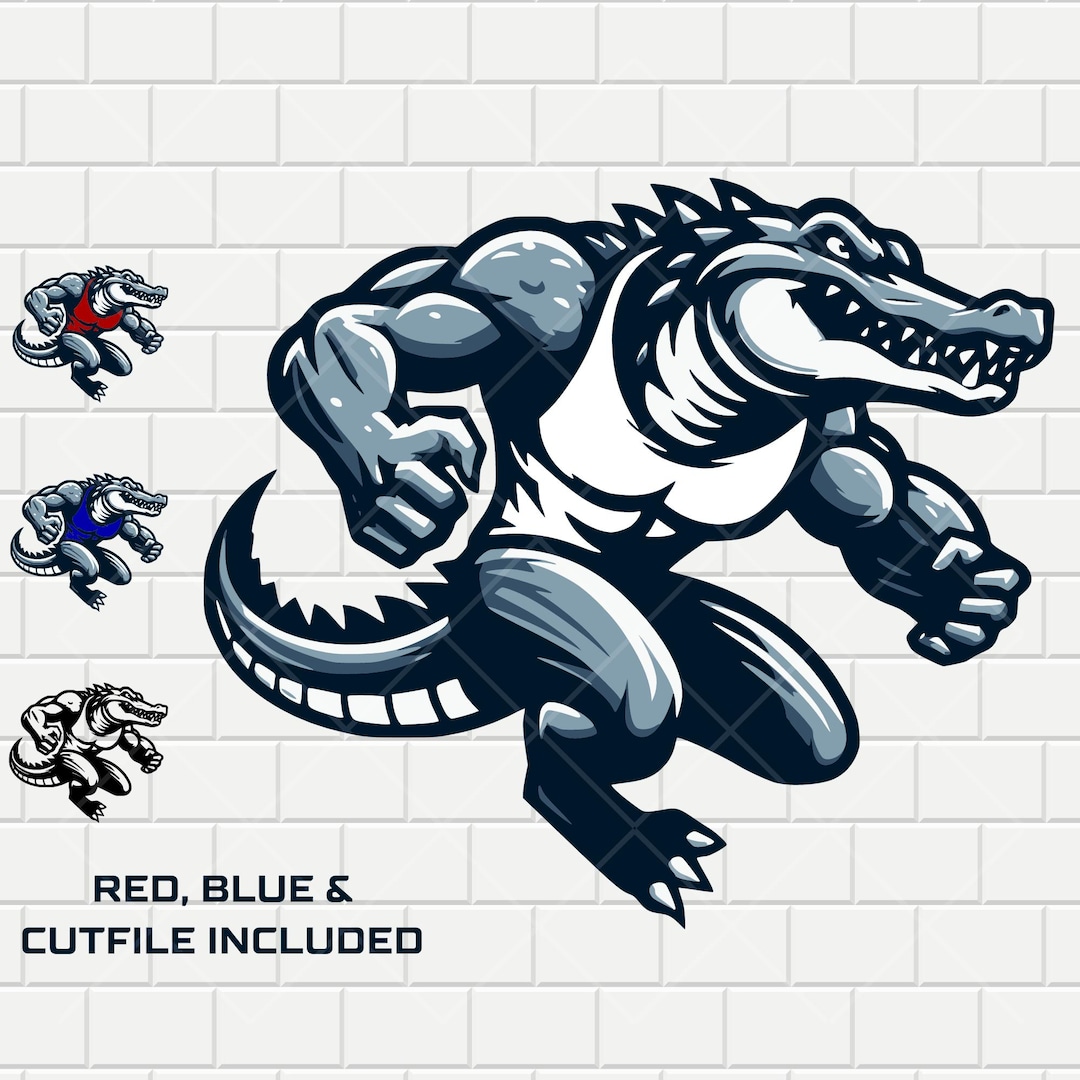 Gator Mascot | Vector | Alligator | Sports Mascot | Sports Logo ...