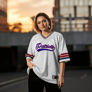 Patriots Script Logo SVG PNG PDF | Red & Navy Sports Team Text Design ...