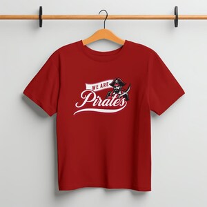 We Are Pirates | Red | Mascot | Vector Cutfile | Sports Logo | School ...