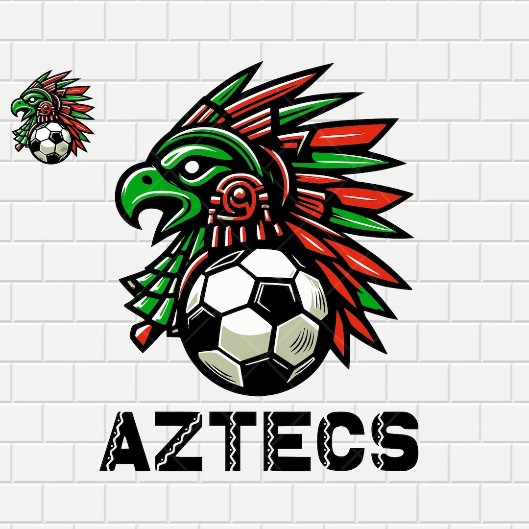 Aztecs Soccer Football Logo | Sports Logo | Vector | Sports Logo ...