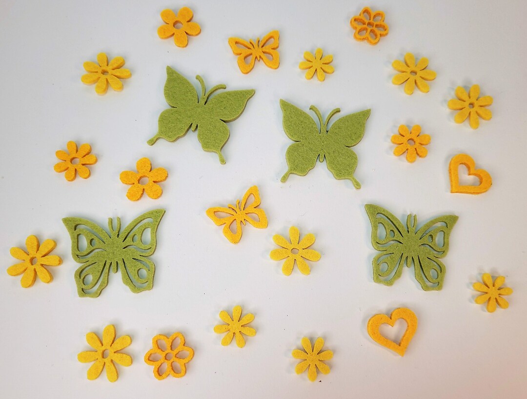 Scatter Decoration for Spring and Summer, Felt Table Decoration ...