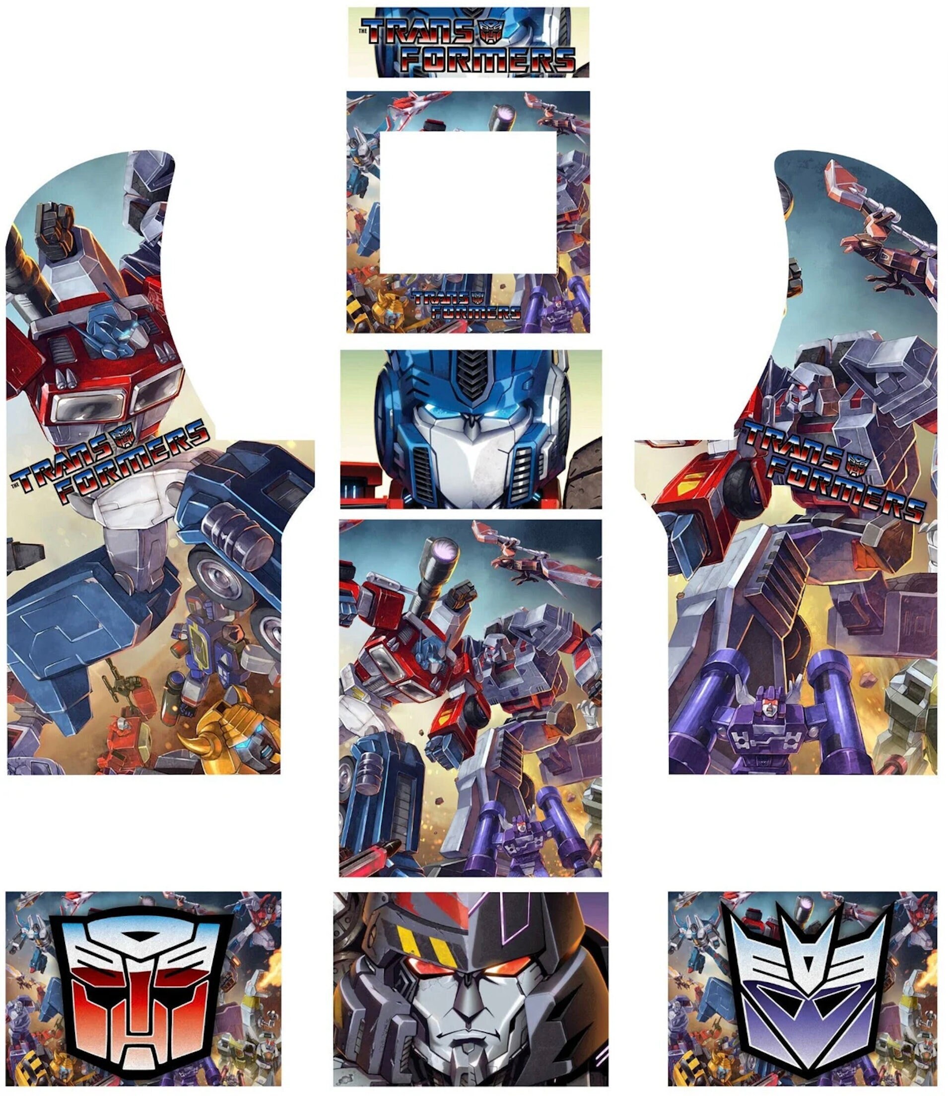 Arcade 1up Transformers Graphic Kit - Etsy