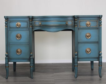 Hand Painted Desk - Etsy