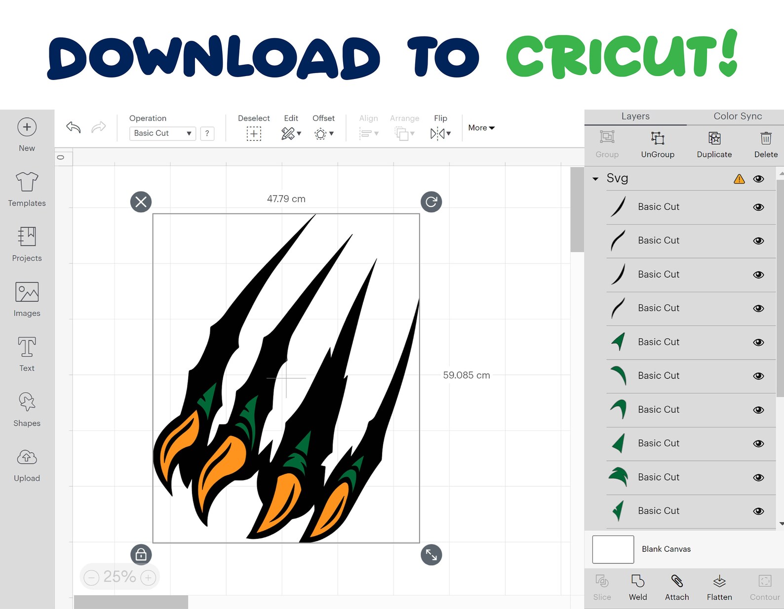 Claws SVG Clipart, Vector Cricut, Claws Cut SVG for Cricut, Claws ...