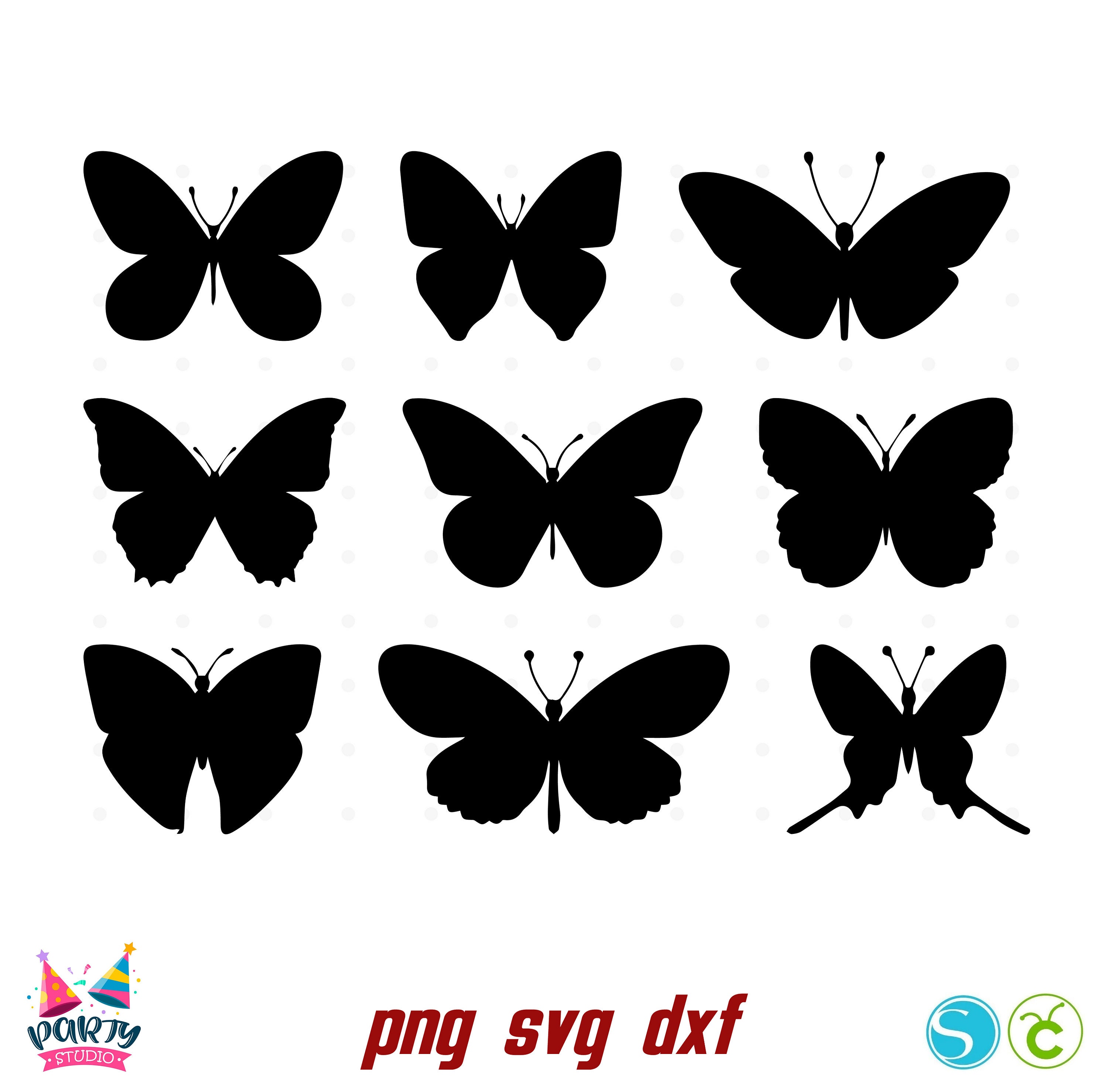 Butterfly Bundle SVG, Butterfly Cut, Butterfly Svg, Butterfly Vector ...