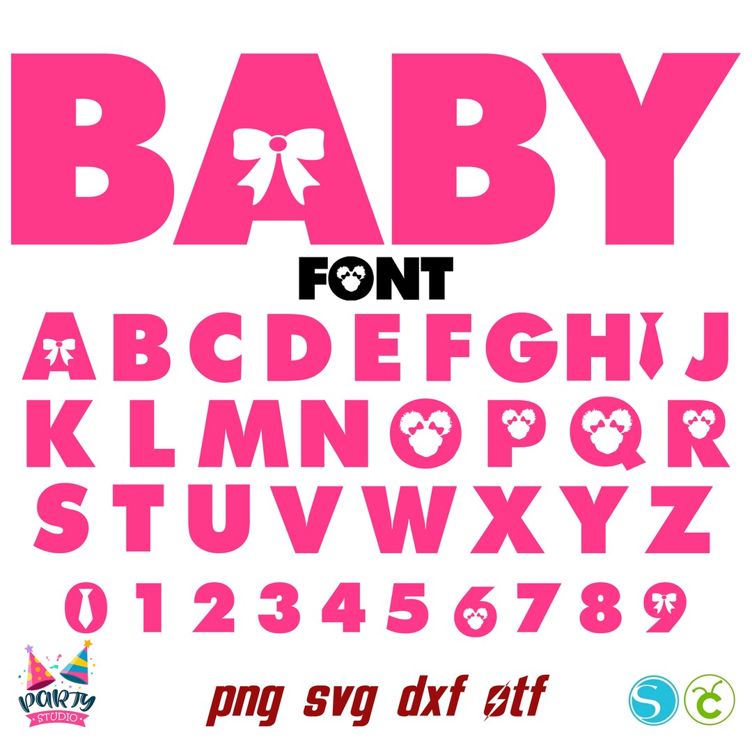 Afro Baby Girl Boss Font Svg, Afro Boss Baby Font, Baby Boss Letters ...