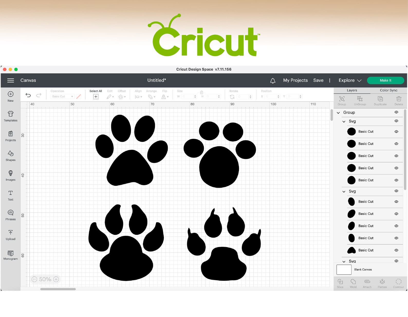 Paw Svg, Paw Clipart Png, Paw Cricut Vector Svg, Paws Svg Vector ...