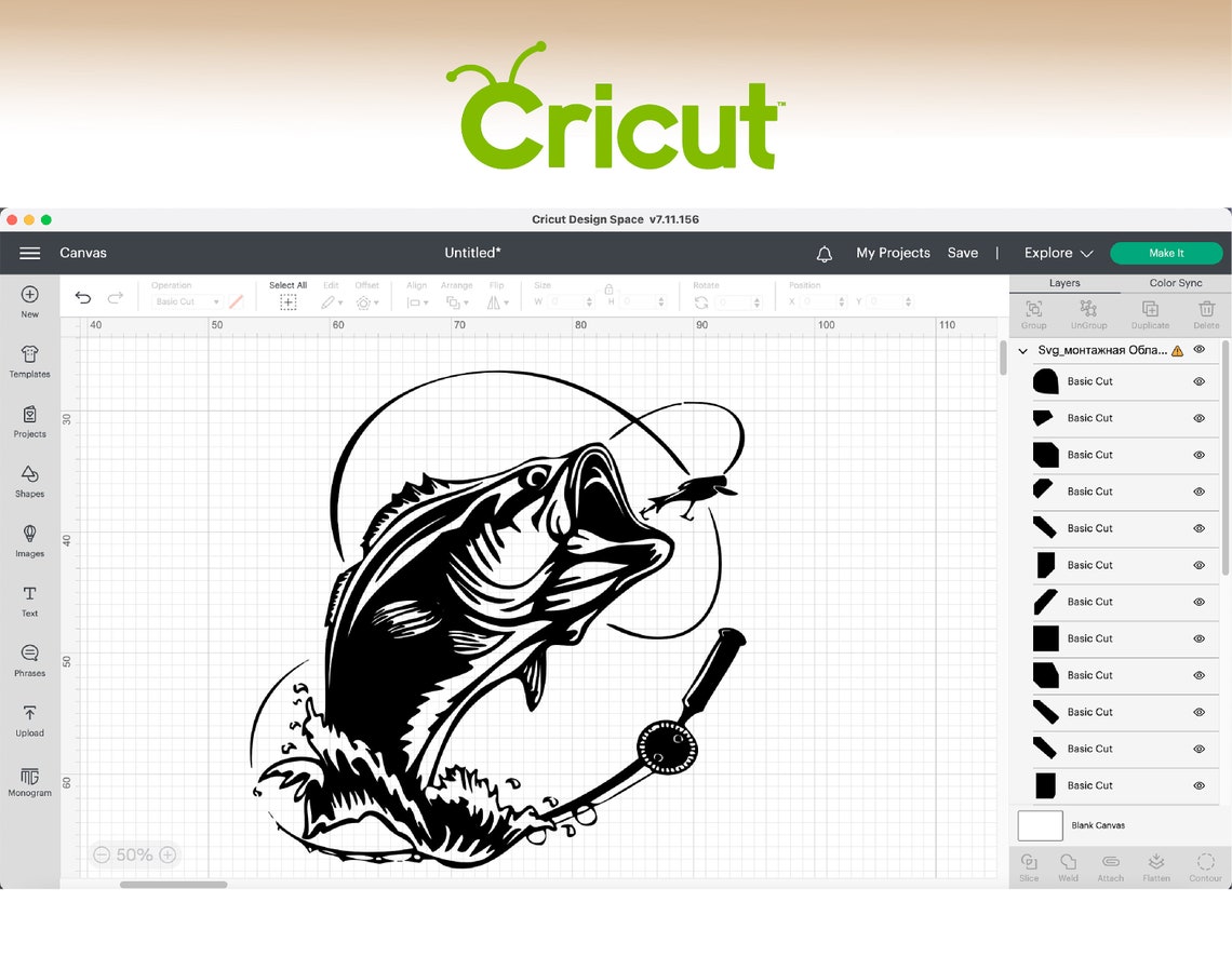 Fishing Svg Clipart, Fish Png, Fishing Cricut Vector, Fishing Clipart ...