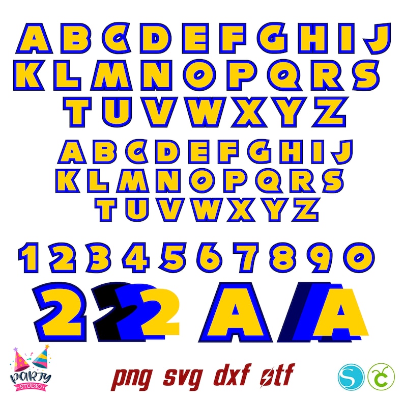 Sonic Letters Svg Sonic Font Otf Baby Shirt Diy Svg Baby Font Svg ...