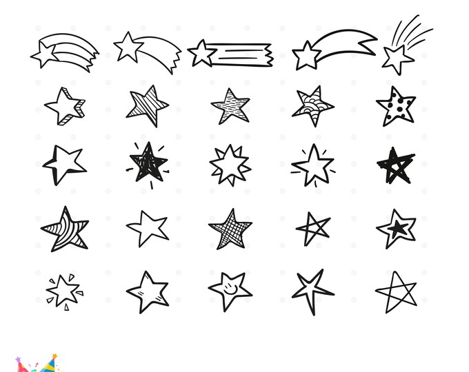 35 Stern-Svg-Bundle, Stern Png, Sterne Silhouette, Stern-Veilchen ...