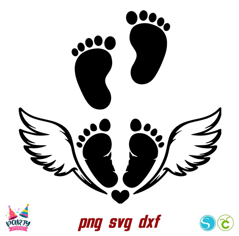 Baby Angel Svg, Hands Svg, Baby Feet SVG Cricut, Newborns Legs, Baby ...