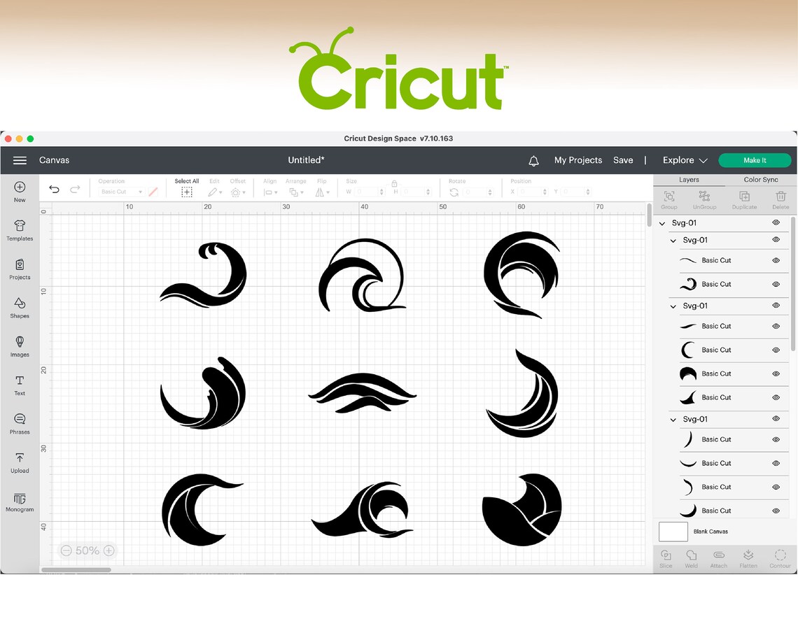 Waves Svg, Wave Clipart Svg, Wave Cricut Vectors Waves Clipart SVG ...