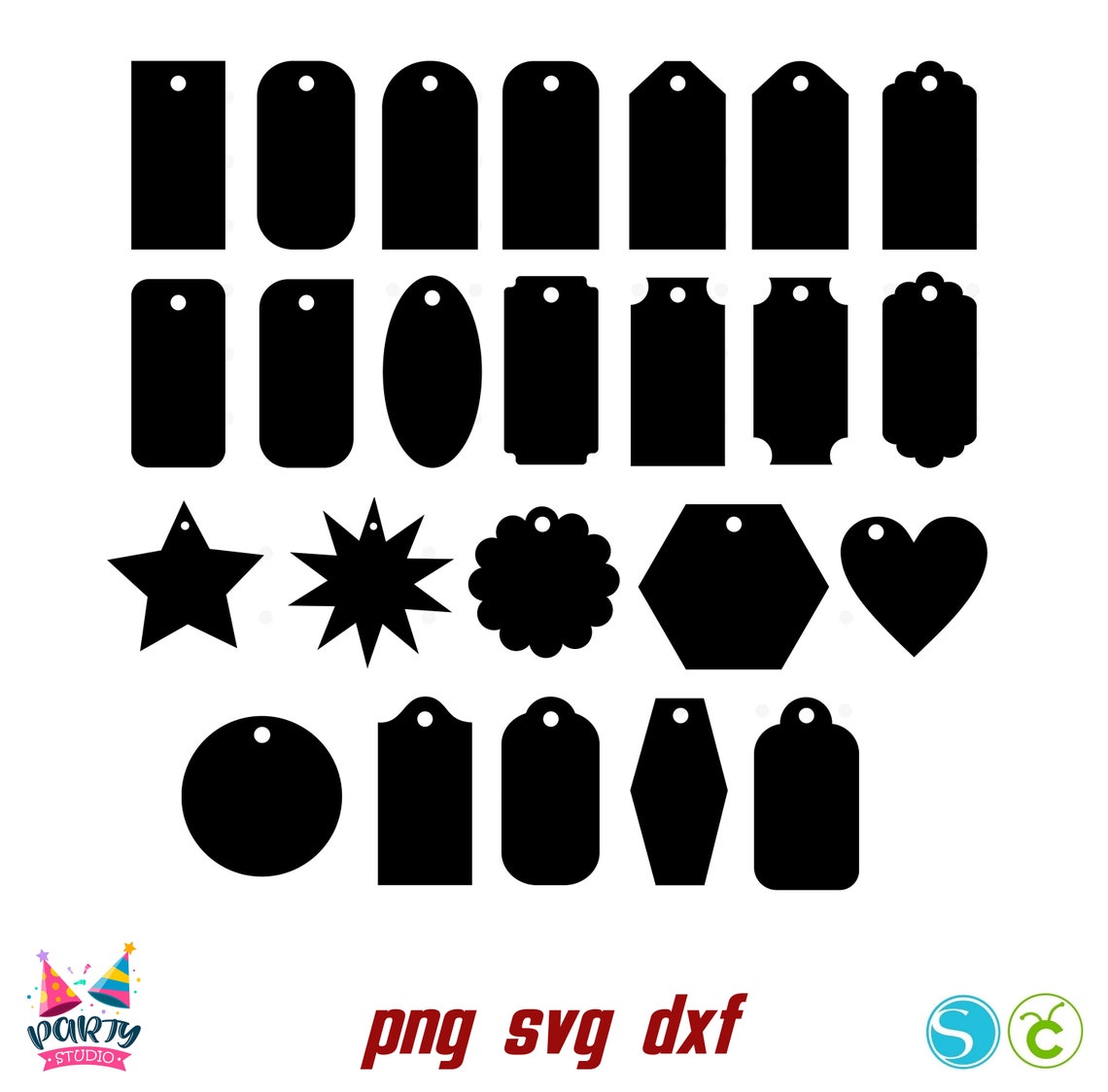 Labels Svg Bundle, Label Cricut Vectors Svg, Label Clipart SVG, Mockup ...