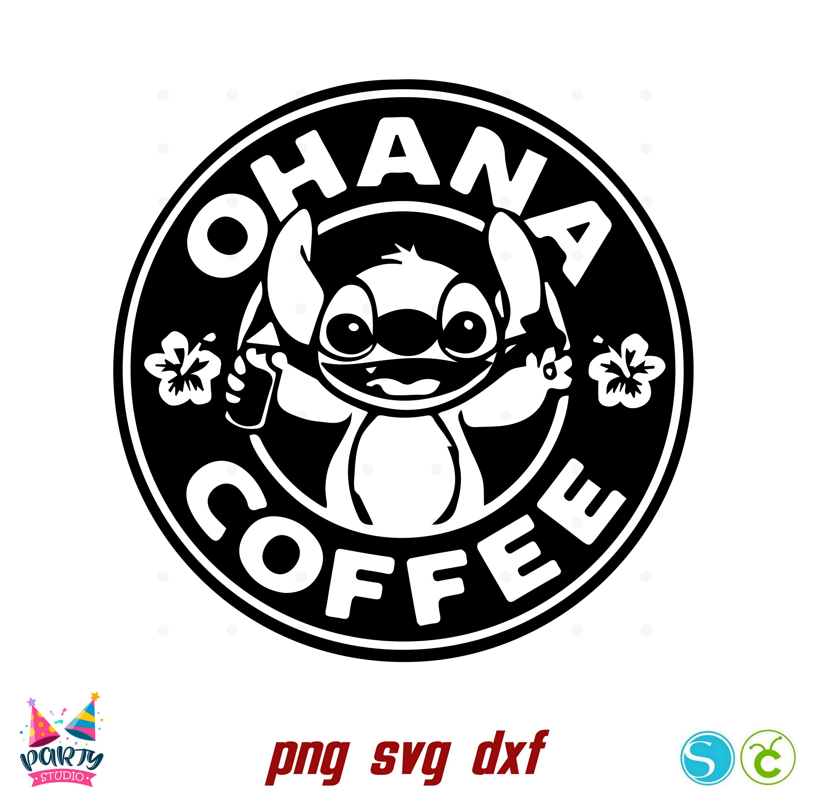 Ohana Coffee Logo Png, Coffee Svg Logo, Ohana SVG, Coffee Png Svg ...