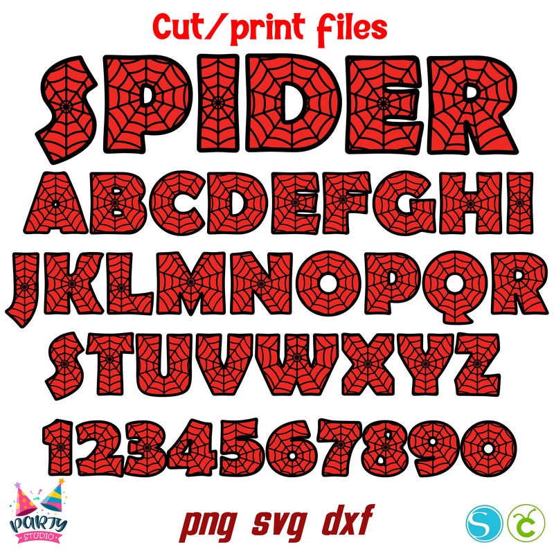 Spider Wall Letters - Etsy