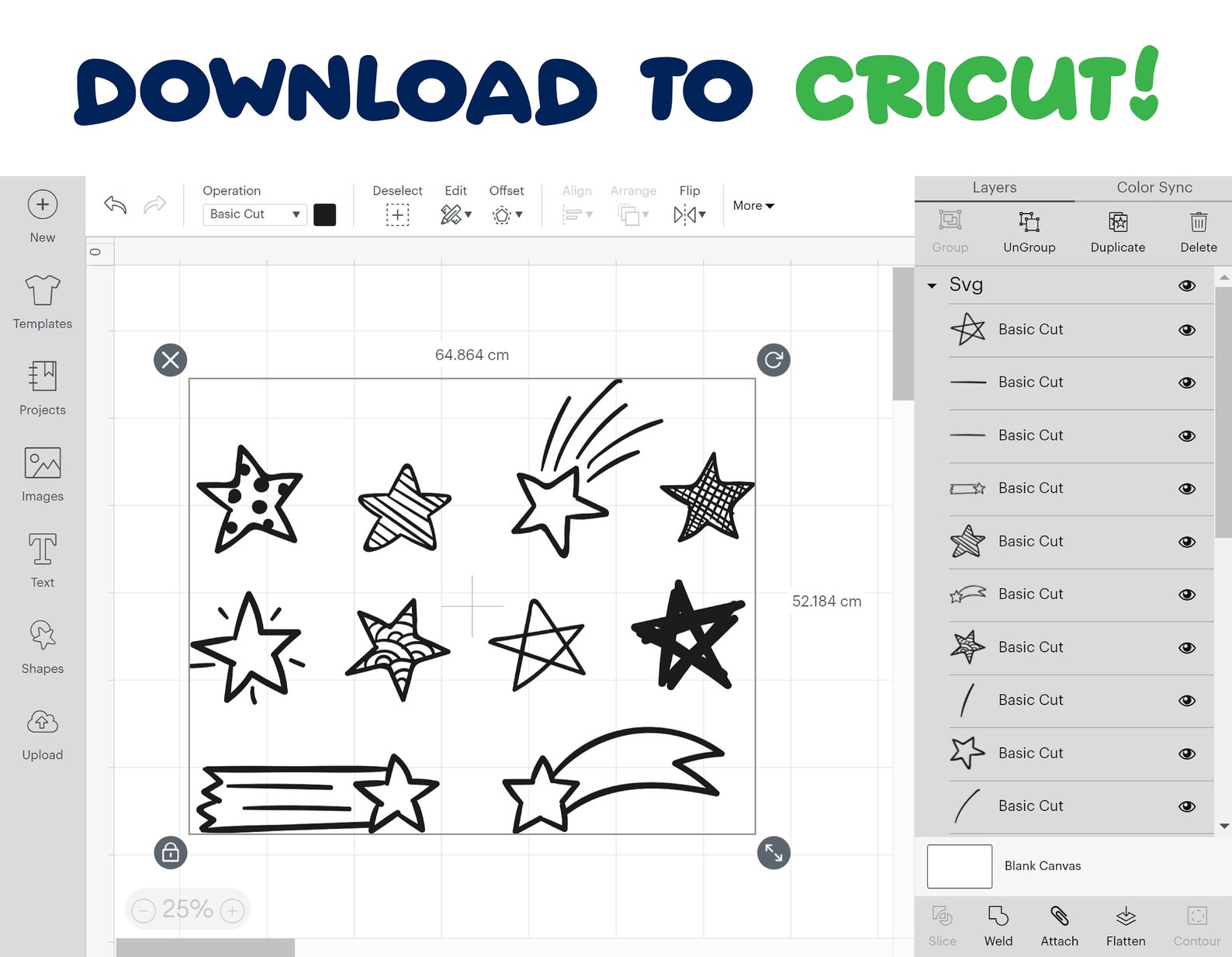 Stars SVG Bundle, Vector Cricut, Stars Cut SVG for Cricut, Stars ...