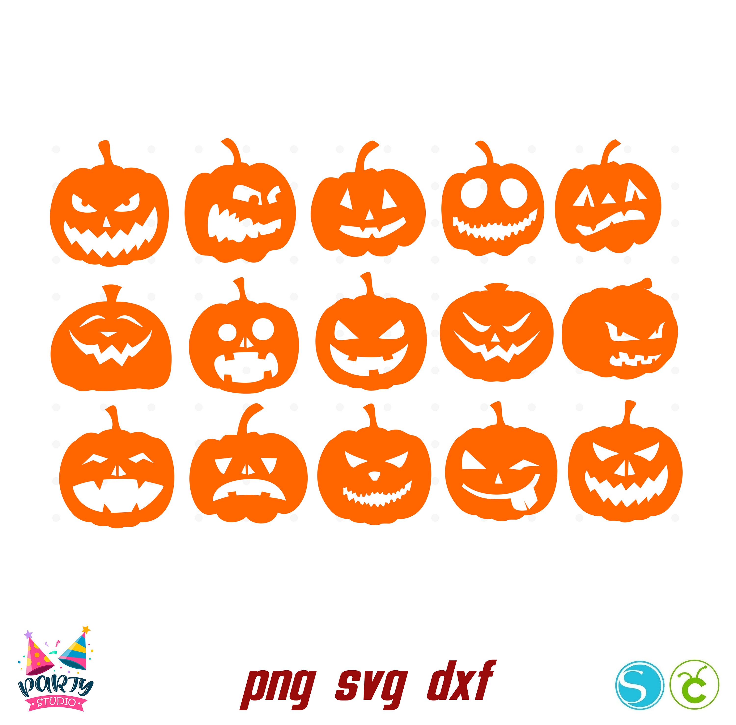 Pumpkin Bundle Svg, Halloween Svg, Halloween Bundle Png, Pumpkin Décor ...