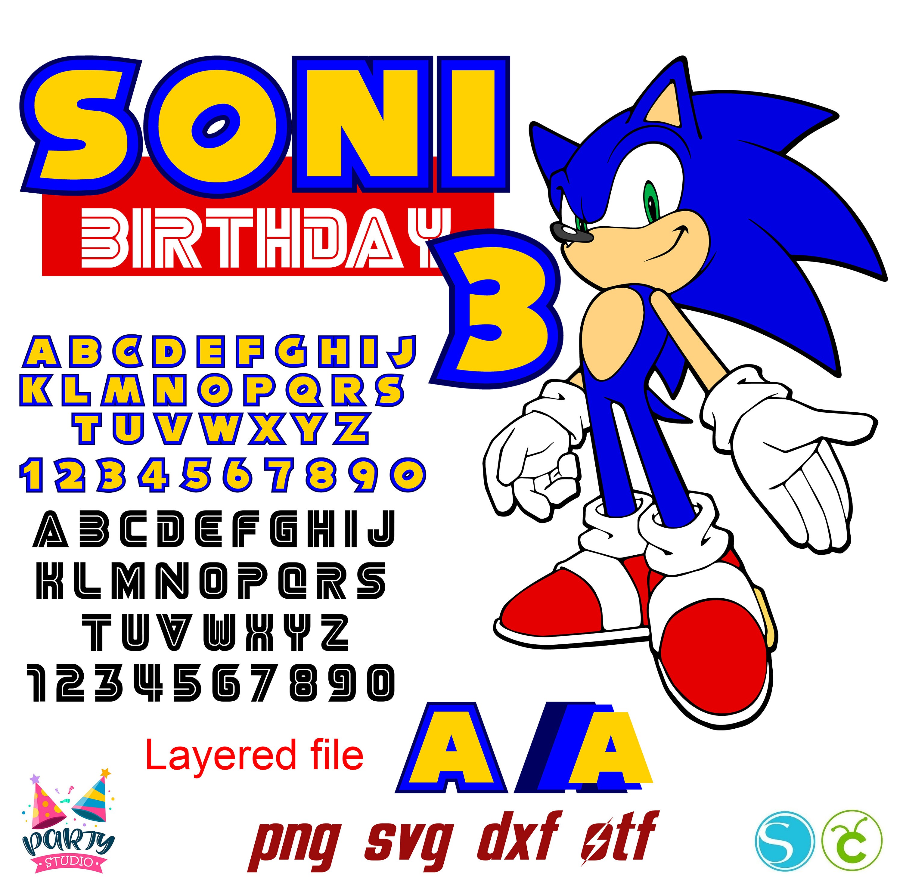 Sonic the Hedgehog Font Inspired Font for Procreate, Cricut, Canva🖐 ...