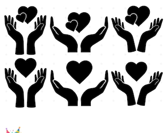 Hands Svg Png Hands With Heart Svg Heart Love Svg Hands Png Heart ...