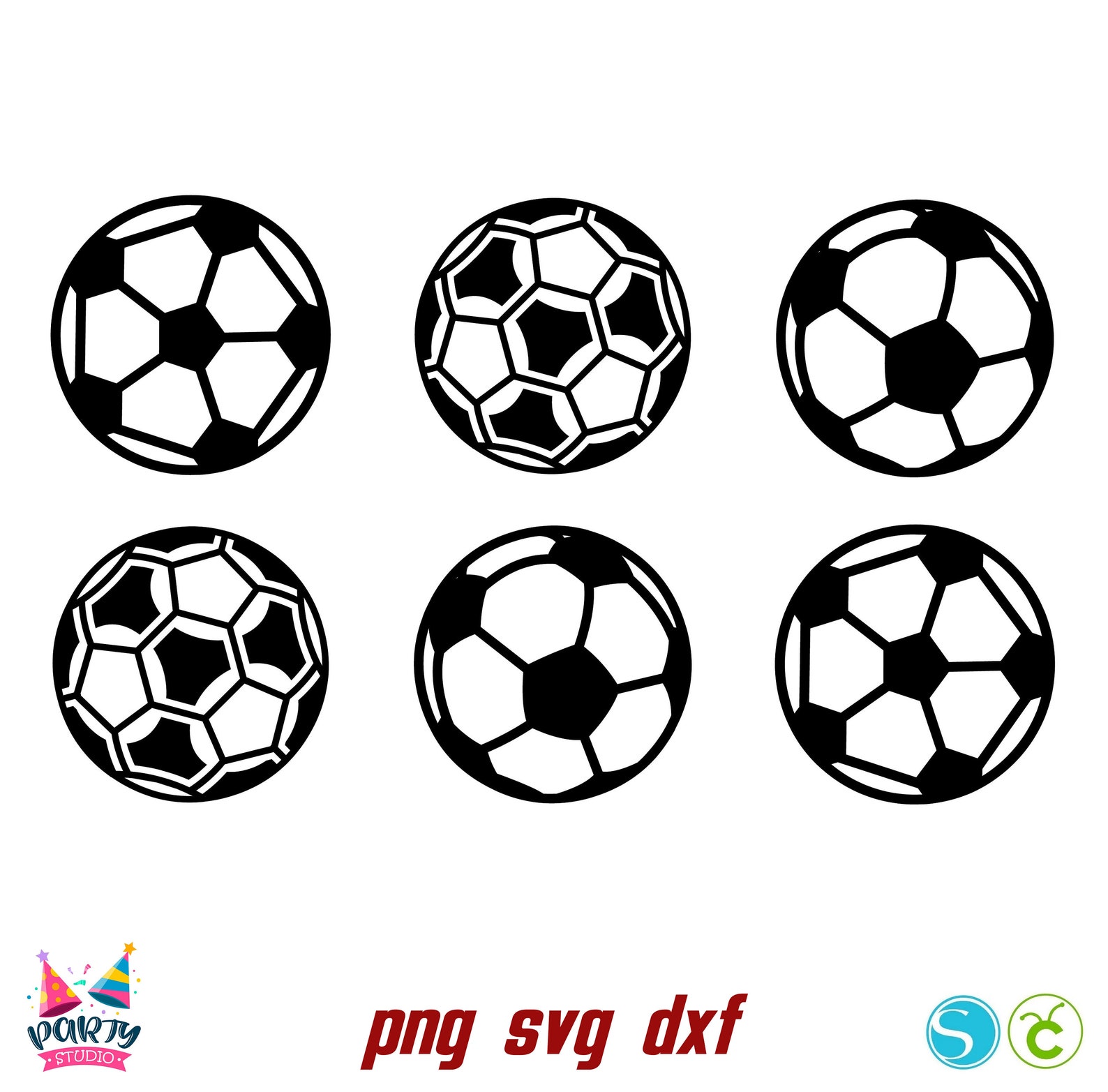 Balls Svg Set Balls Clipart Svg Ball Cricut Vectors Ball Clipart SVG ...