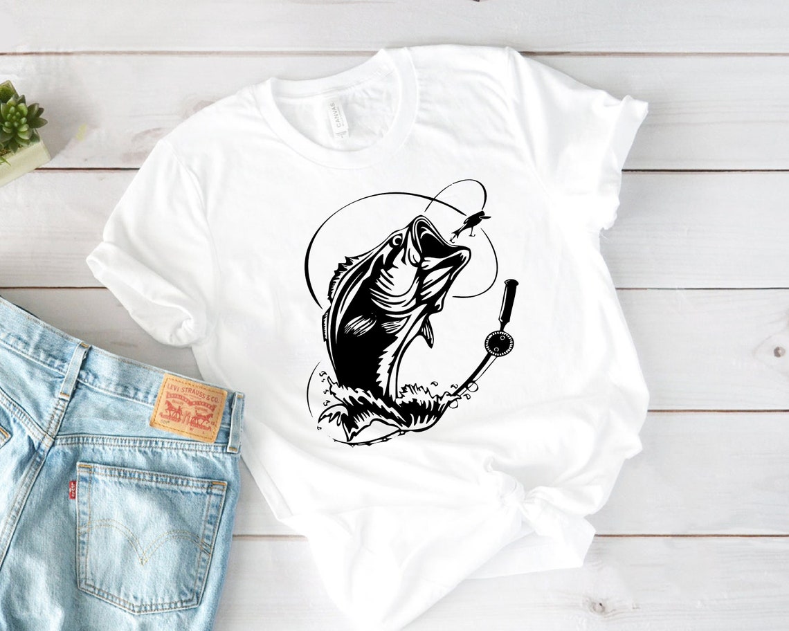 Fishing Svg Clipart, Fish Png, Fishing Cricut Vector, Fishing Clipart ...